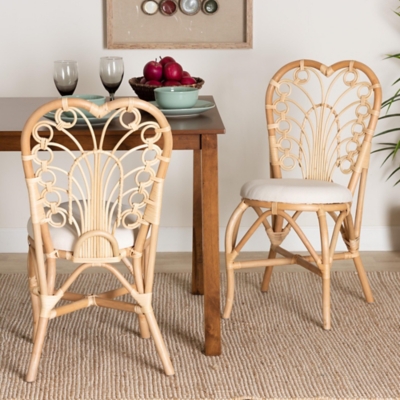 Click here for Bali & Pari Jerica Dining Chair  Natural/Off White prices