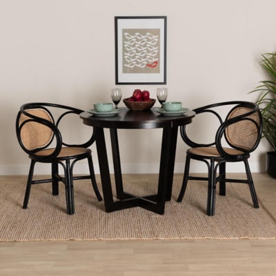Click here for Bali & Pari Palesa Dining Chair  Black/Natural prices