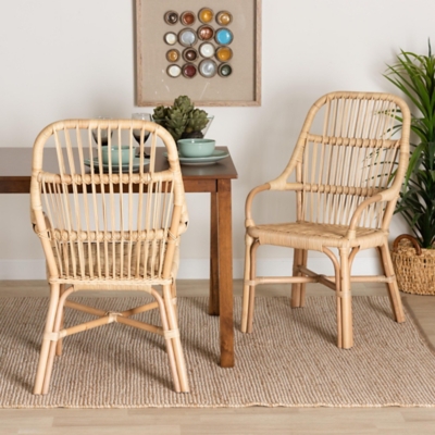 Click here for Bali & Pari Sumatera Dining Chair (Set of 2)  Natu... prices