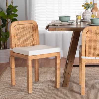 Click here for Bali & Pari Zariah Dining Chair (Set of 2)  Natura... prices