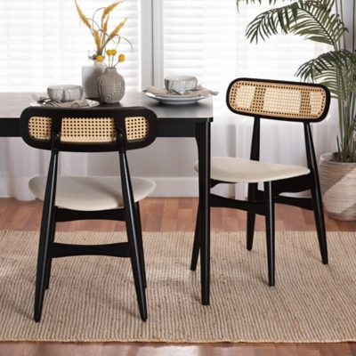 Click here for Baxton Studio Tarana Dining Chair (Set of 2)  Crea... prices