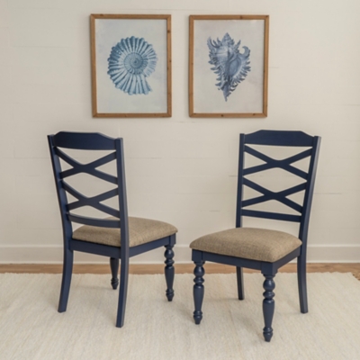 Click here for Linon Dining Chair (Set of 2)  Navy prices