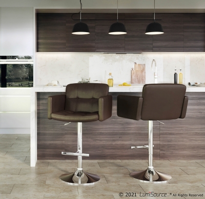 Click here for Stout Adjustable Height Bar Stool  Brown prices