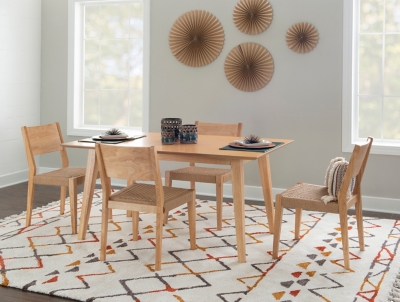 Click here for Linon Farren Dining Table and 4 Chairs  Natural prices