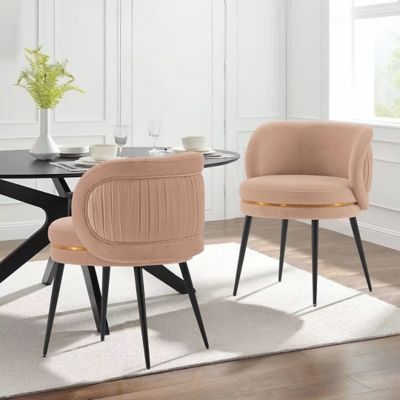 Click here for Kaya Dining Chair (Set of 2)  Nude prices