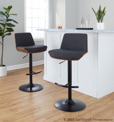 Click here for LumiSource Corazza Adjustable Barstool (Set of 2)... prices