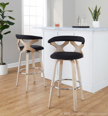 Click here for LumiSource Gardenia Barstool (Set of 2)  Charcoal prices