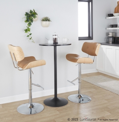 Click here for LumiSource Lombardi Adjustable Barstool (Set of 2)... prices