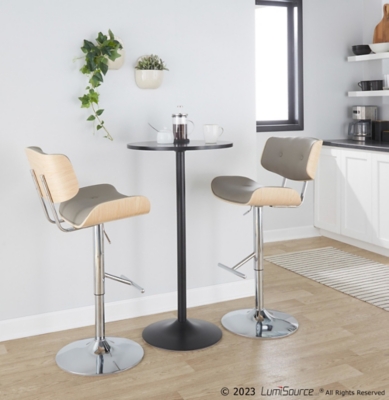 Click here for LumiSource Lombardi Adjustable Barstool (Set of 2)... prices