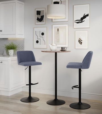 Click here for LumiSource Toriano Adjustable Barstool (Set of 2)... prices