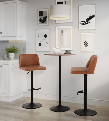 Click here for LumiSource Toriano Adjustable Barstool (Set of 2)... prices