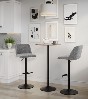 Click here for LumiSource Toriano Adjustable Barstool (Set of 2)... prices