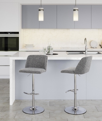 Click here for LumiSource Toriano Adjustable Barstool (Set of 2)... prices