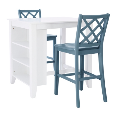 Linon Kolt Counter Height Dining Table and 2 Barstools | Ashley