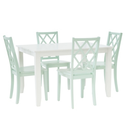 Linon Kolt Rectangular Dining Table and 4 Chairs | Ashley