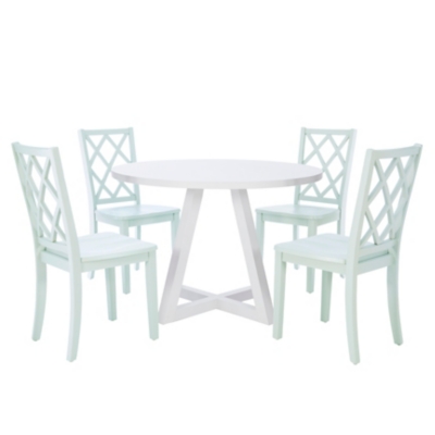Linon Kolt Round Dining Table and 4 Chairs | Ashley