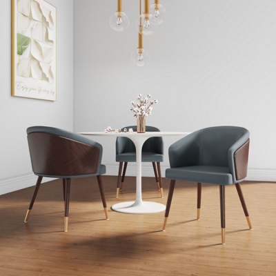 Click here for Manhattan Comfort Reeva Dining Chair set of 2  Wal... prices