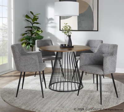 Click here for LumiSource Canary Dining Table  Walnut prices