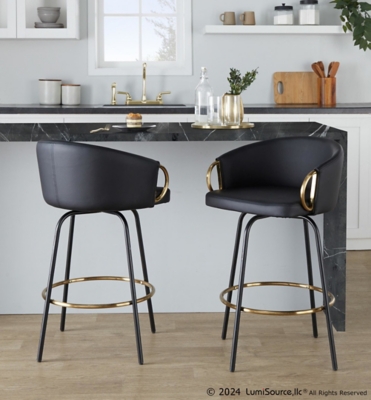Click here for LumiSource Claire Counter Height Bar Stools (Set o... prices