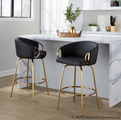 Click here for LumiSource Claire Counter Height Bar Stools (Set o... prices