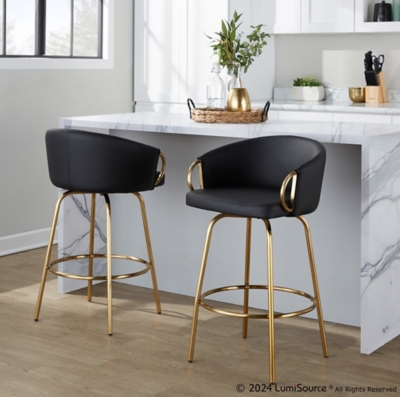Click here for LumiSource Claire Bar Height Bar Stool (Set of 2)... prices