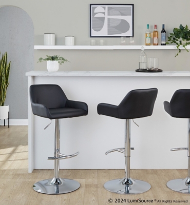 Click here for LumiSource Daniella Bar Height Bar Stool (Set of 2... prices