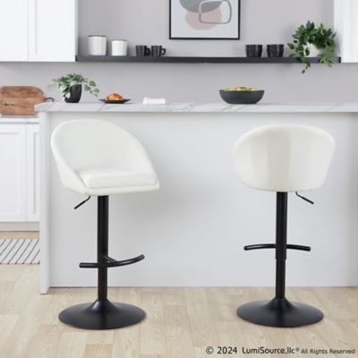 Click here for LumiSource Matisse Highback Bar Height Bar Stool (... prices