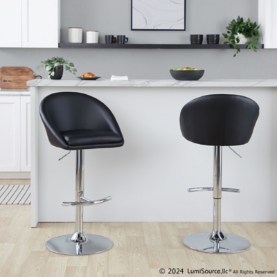 Click here for LumiSource Matisse Highback Bar Height Bar Stool (... prices