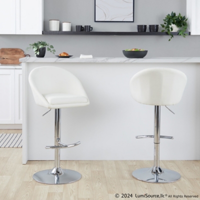 Click here for LumiSource Matisse Highback Bar Height Bar Stool (... prices