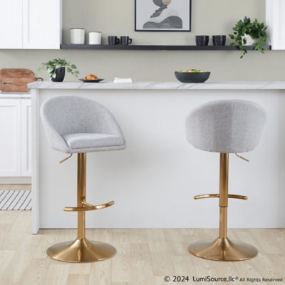 Click here for LumiSource Matisse Highback Bar Height Bar Stool (... prices