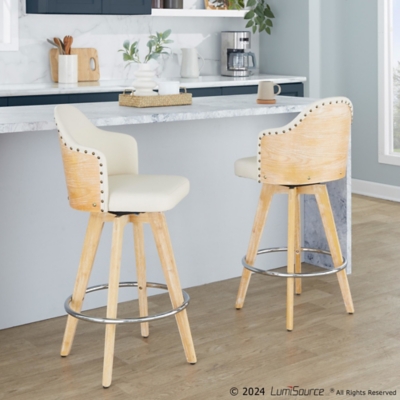 Click here for LumiSource Counter Height Bar Stool (Set of 2)  Na... prices