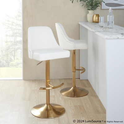 Click here for LumiSource Marcel Adjustable Bar Stool (Set of 2)... prices