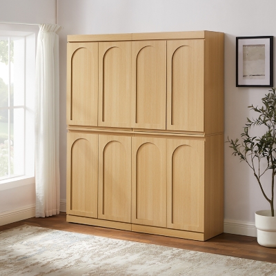 Click here for Crosley Furniture Marco 2-Piece Pantry Set  Natura... prices