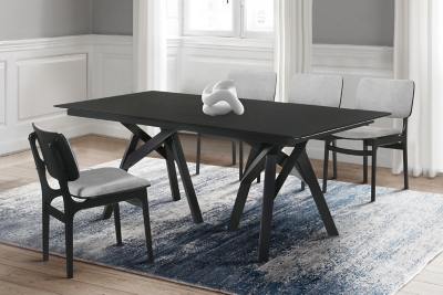 Click here for Armen Living Cortina and Lima Dining Table and 4 C... prices