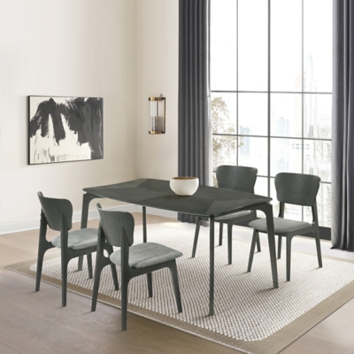 Click here for Armen Living Kalia Dining Table and 4 Chairs  Gray prices