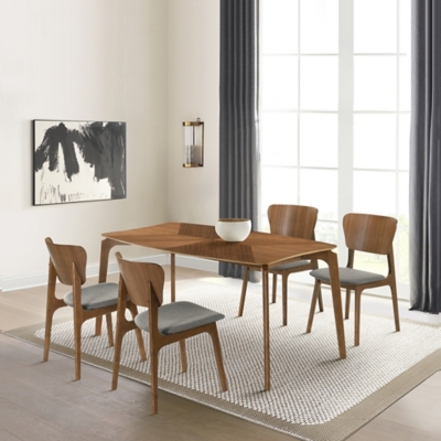 Armen Living Kalia Dining Table and 4 Chairs | Ashley