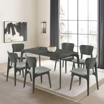 Click here for Armen Living Kalia Dining Table and 6 Chairs  Gray prices