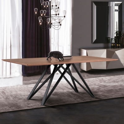 Click here for Armen Living Modena Dining Table  Matte Black prices