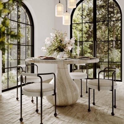 Click here for TOV Furniture Smooch Indoor/Outdoor Dining Table... prices