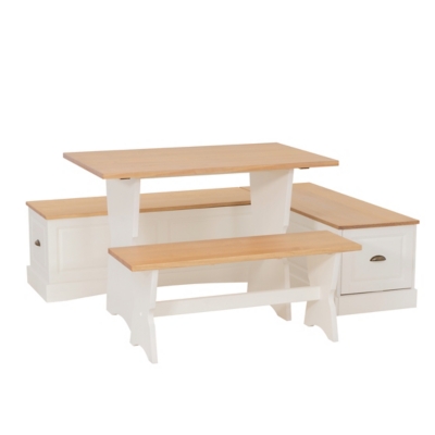 Linon Barrow Nook Dining Set | Ashley