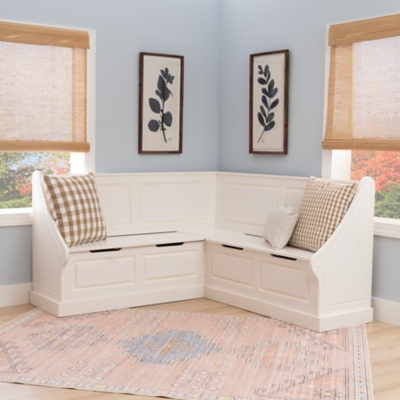 Click here for Linon Landin 62 Breakfast Nook  White prices