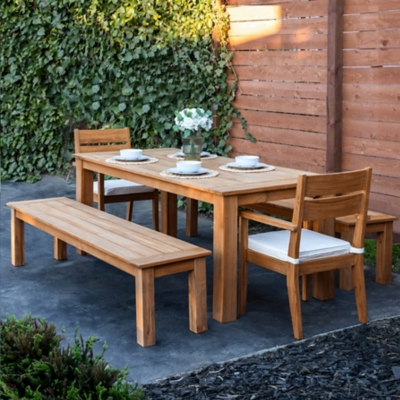 Click here for Linon Cary Outdoor Dining Table and 2 Chairs with... prices