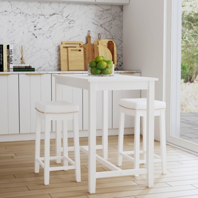 Click here for Linon Claridge Counter Height Dining Table and 2 B... prices