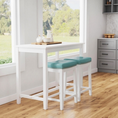 Click here for Linon Claridge Counter Height Dining Table and 2 B... prices