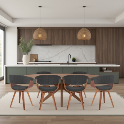 Click here for Armen Living Summer Dining Chair (Set of 6)  Gray/... prices