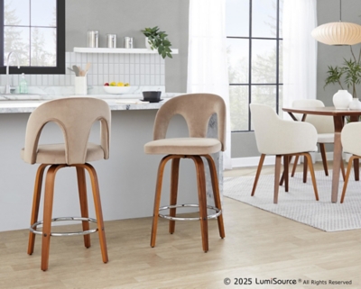 Click here for LumiSource Ava Counter Height Bar Stool (Set of 2)... prices