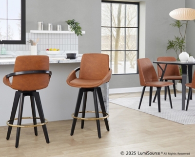 Click here for LumiSource Cosmo Counter Height Bar Stool (Set of... prices