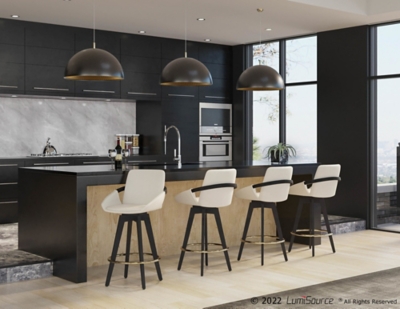 Click here for LumiSource Cosmo Counter Height Bar Stool (Set of... prices