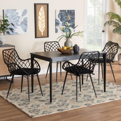 Click here for Bali & Pari Ballerina Dining Table and 4 Openwork... prices