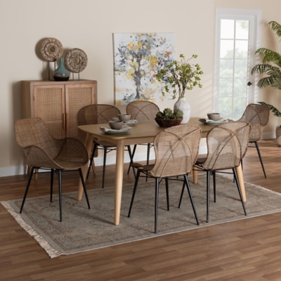 Click here for Bali & Pari Emmali Dining Table with 4 Side Chairs... prices